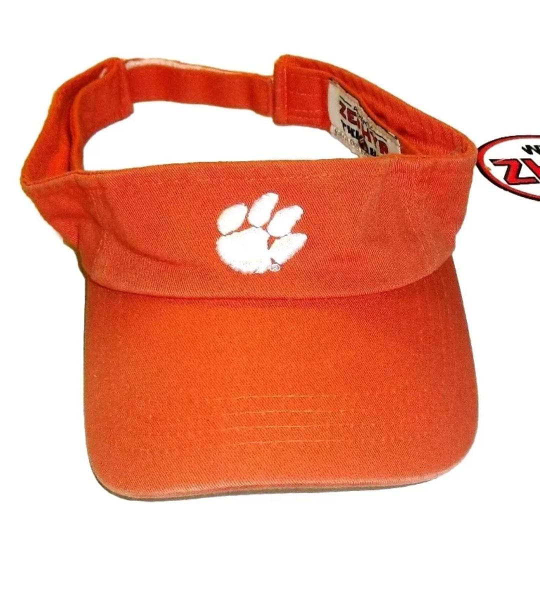 Clemson Tigers Mens Zephyr Orange Visor Hat Cap Ncaa New - Etsy