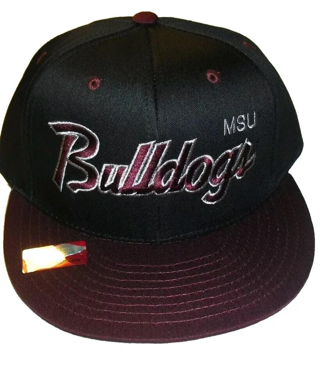 Mississippi State Bulldogs University Script Logo Snapback Hat New Ncaa ...