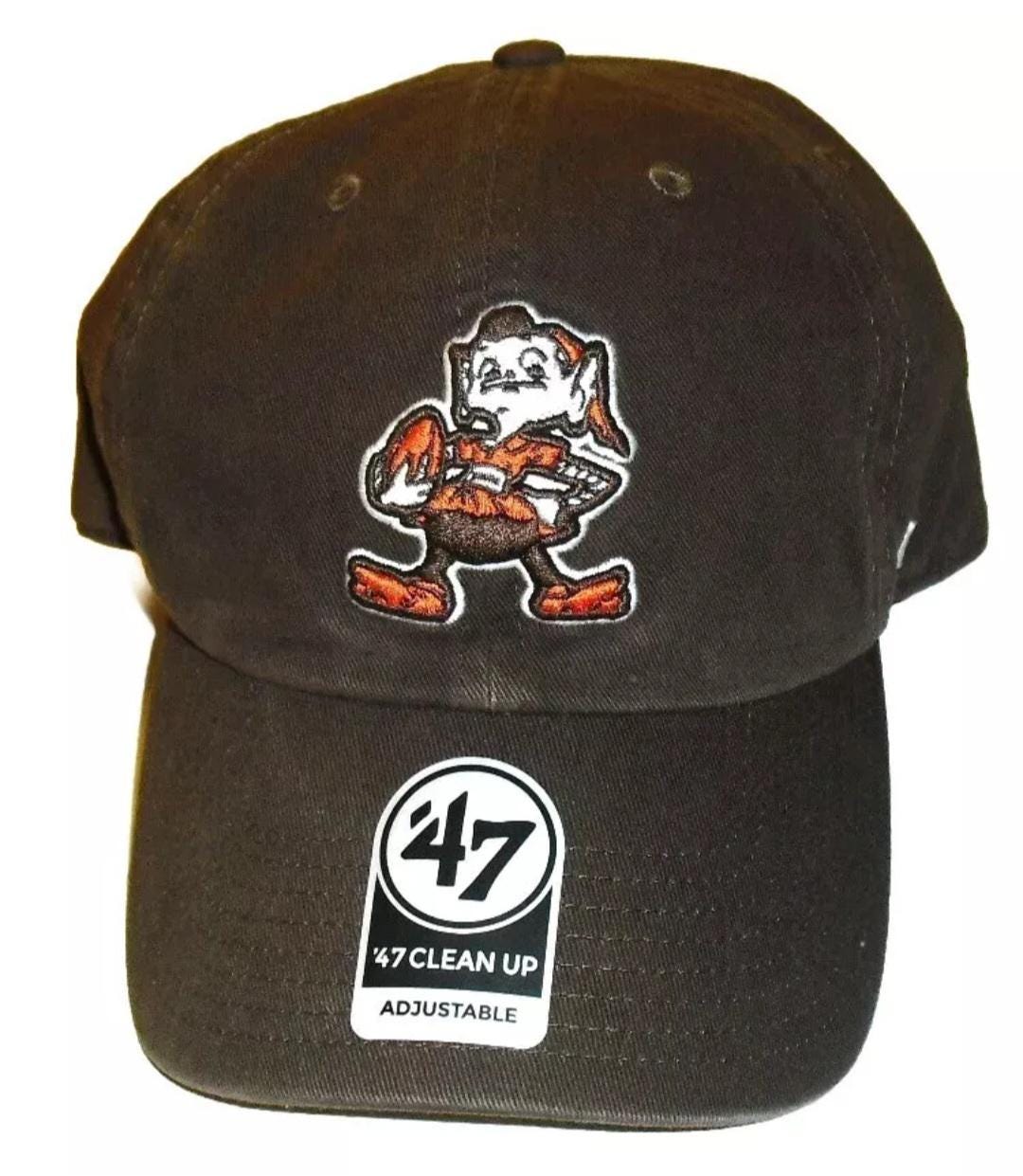 Cleveland Browns Elfie Logo Clean up Style Adjustable Strapback Hat New ...