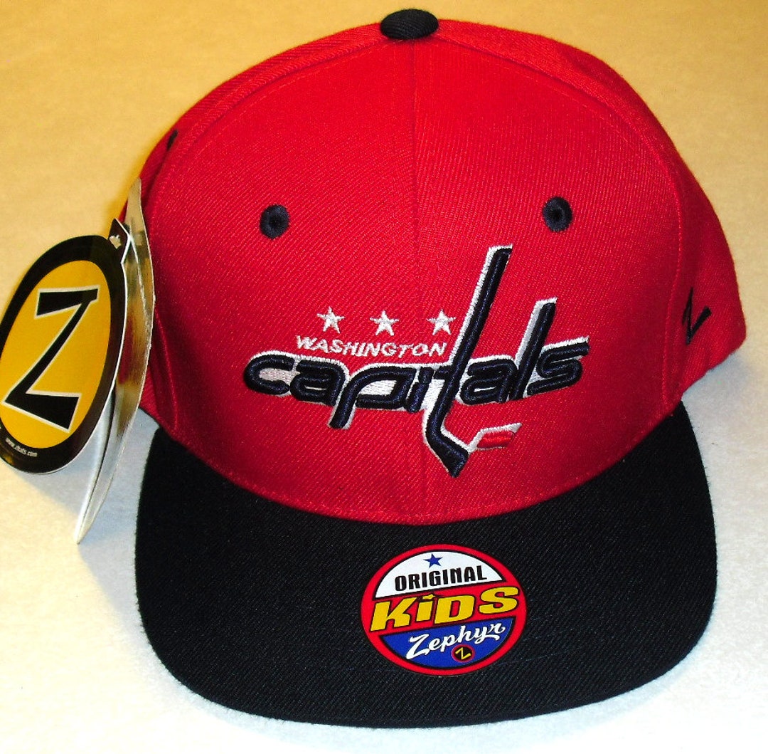 Washington Capitals Kids Youth Boys Zephyr Red Snapback Hat New Nhl ...