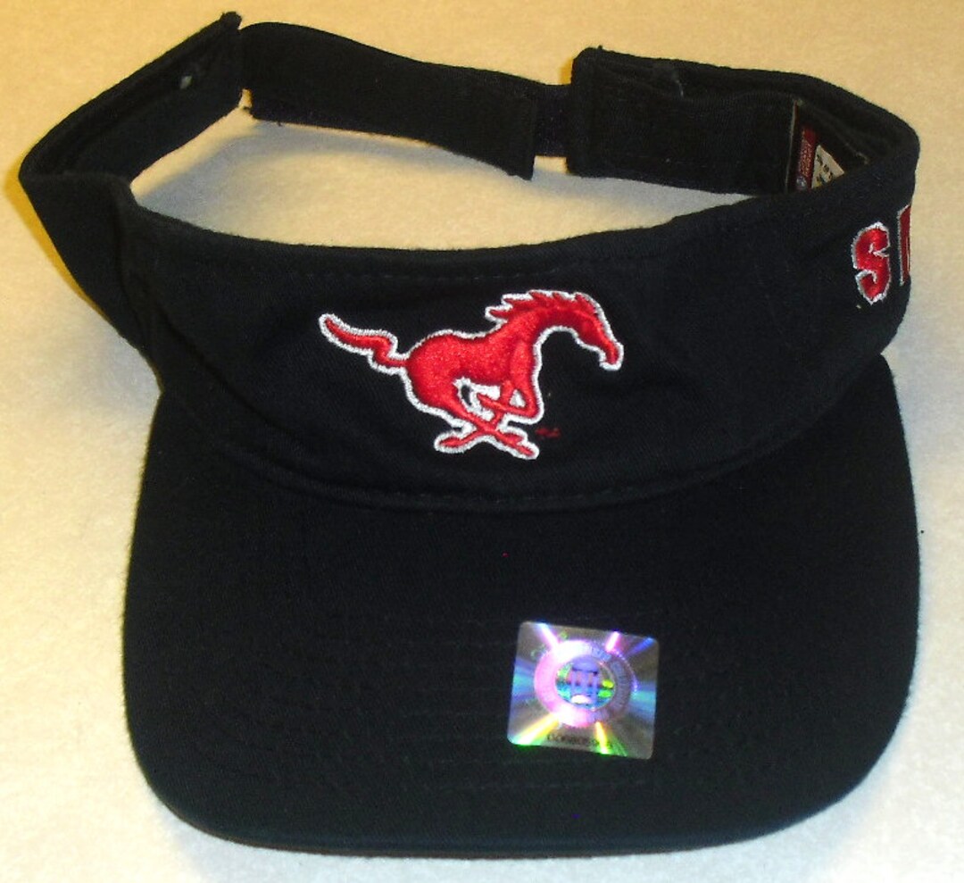 SMU Mustangs Southern Methodist Mens Adult Visor Hat New Ncaa - Etsy