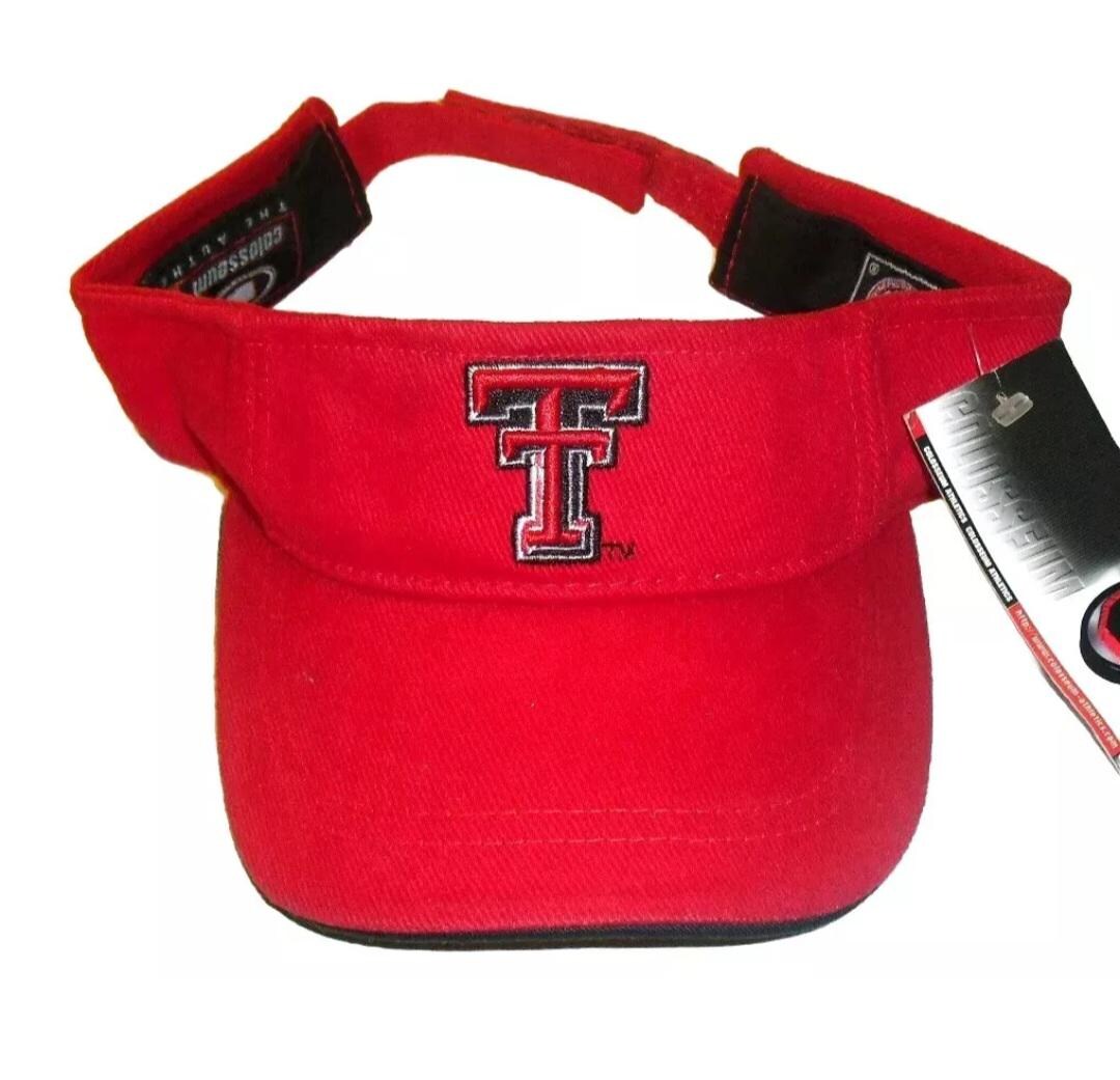 Texas Tech Kids Youth Red Visor Hat New Tags Ncaa - Etsy