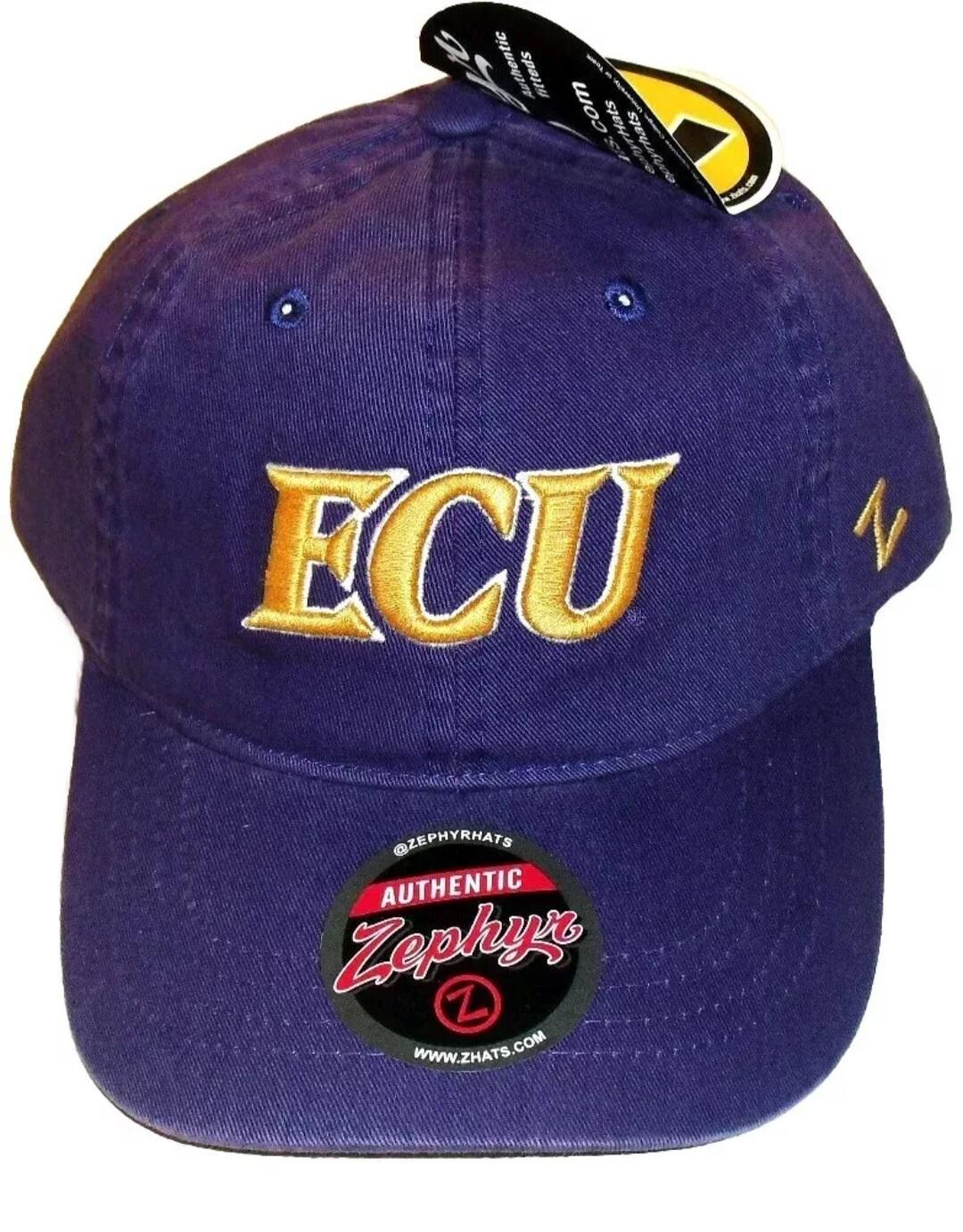 ECU East Carolina Pirates University Zephyr Strapback Hat Dad Hat Style ...