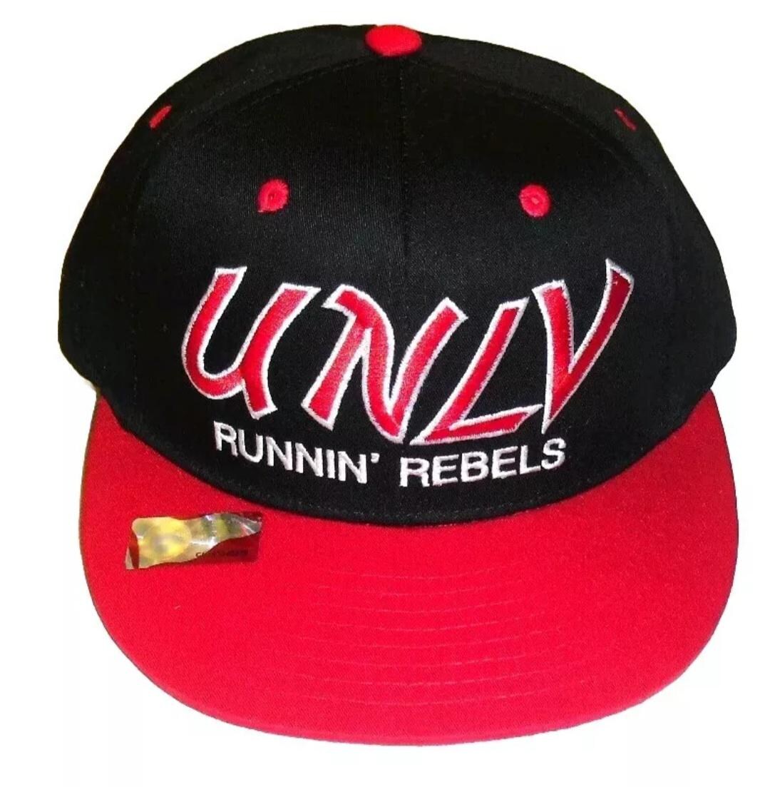 Unlv Runnin Rebels Script Logo Snapback Hat - Etsy