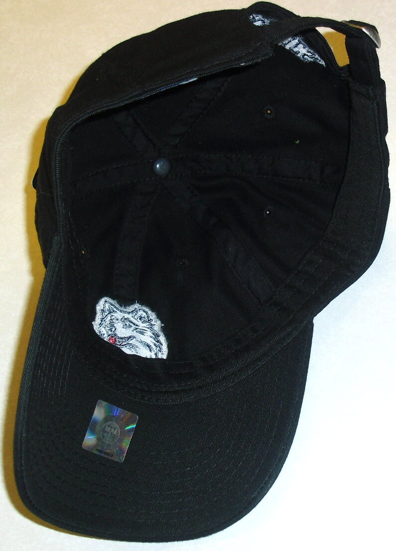 Uconn Huskies Adjustable All Black Adult Strapback Hat Dad Hat Style ...