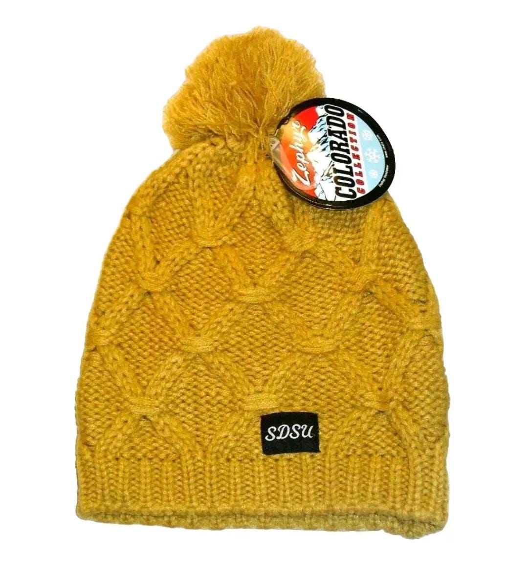 San Diego State Aztecs University Womens Zephyr Winter Hat Beanie Cap ...