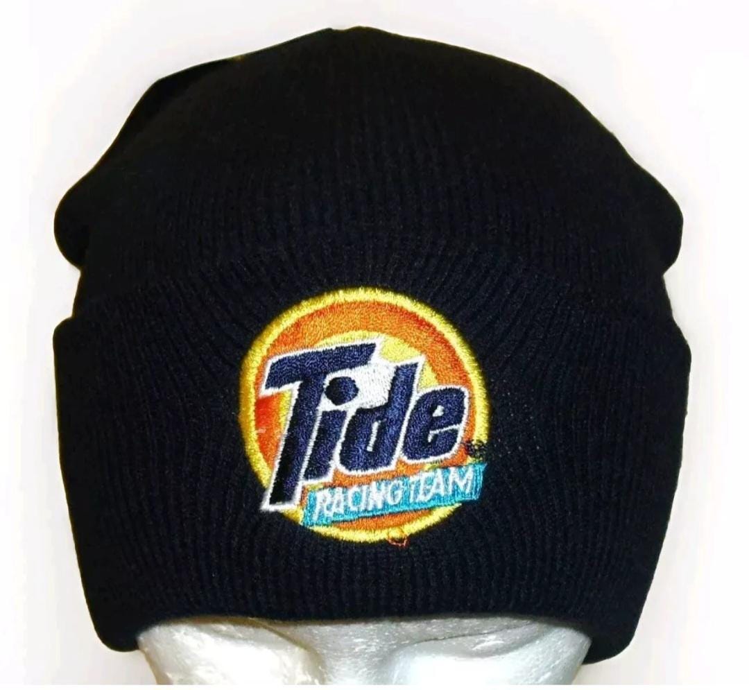 Tide Racing Team Vintage 90s Nascar Racing Mens Beanie Winter Hat New ...