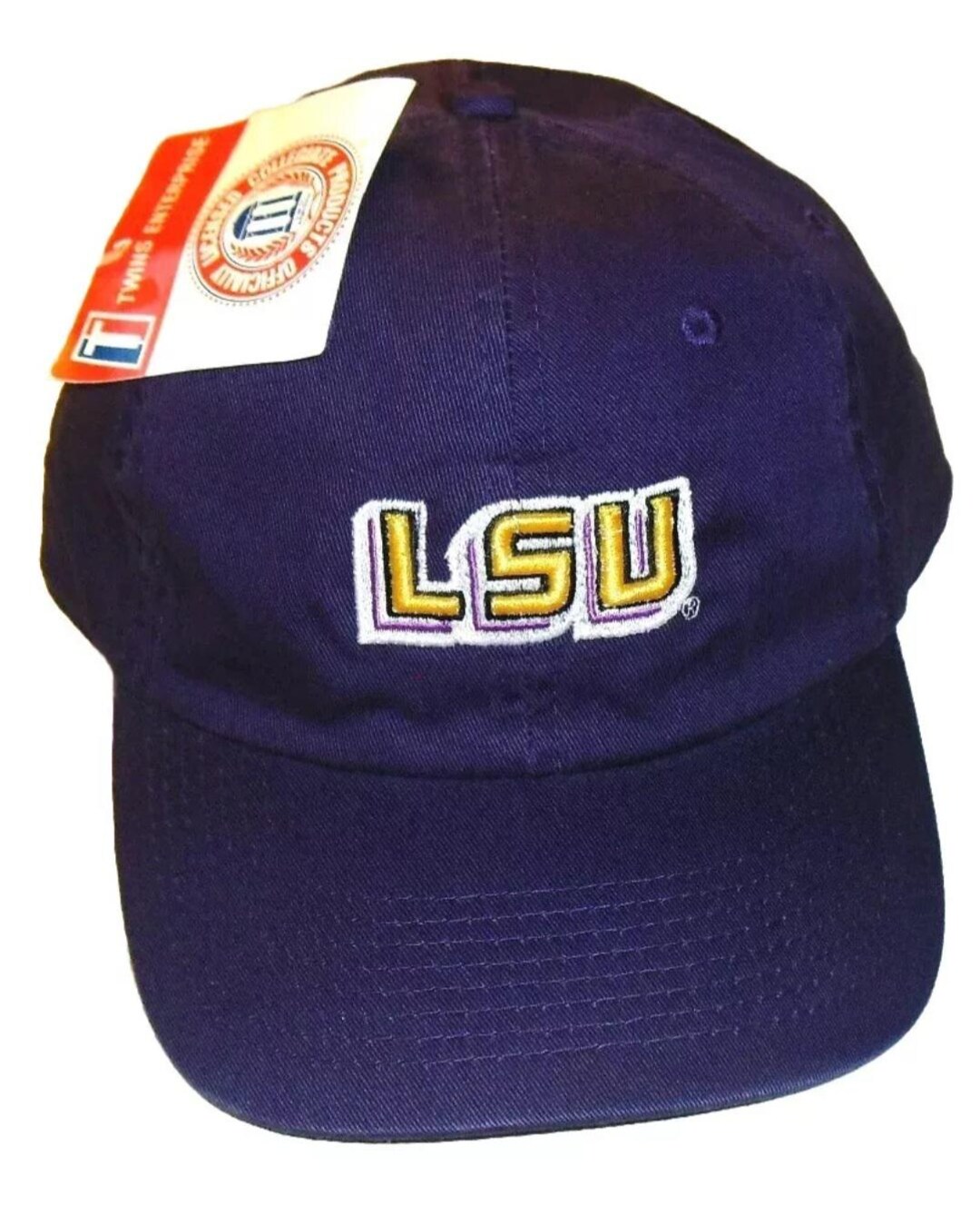 Lsu Tigers Mens Adult Twins Purple Strapback Hat Dad Hat Style New Ncaa ...