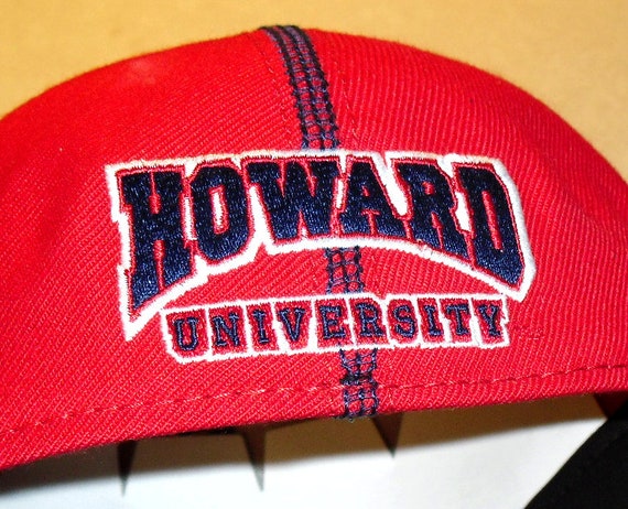 Howard University Bison Vintage 90s Mens Red Fitted h… - Gem