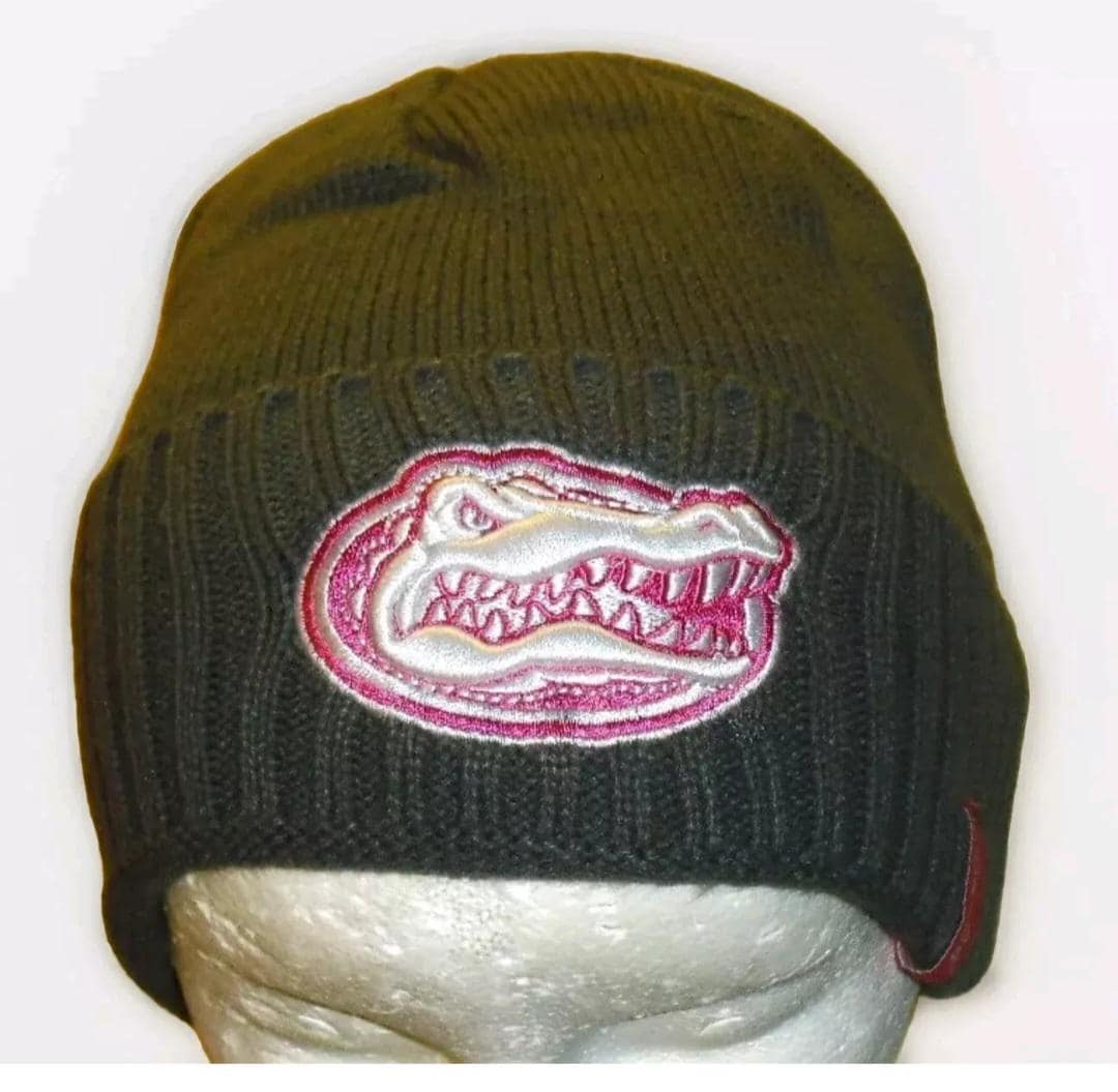 Florida Gators University Womens Girls Pink Logo Cuff Winter Hat Beanie ...
