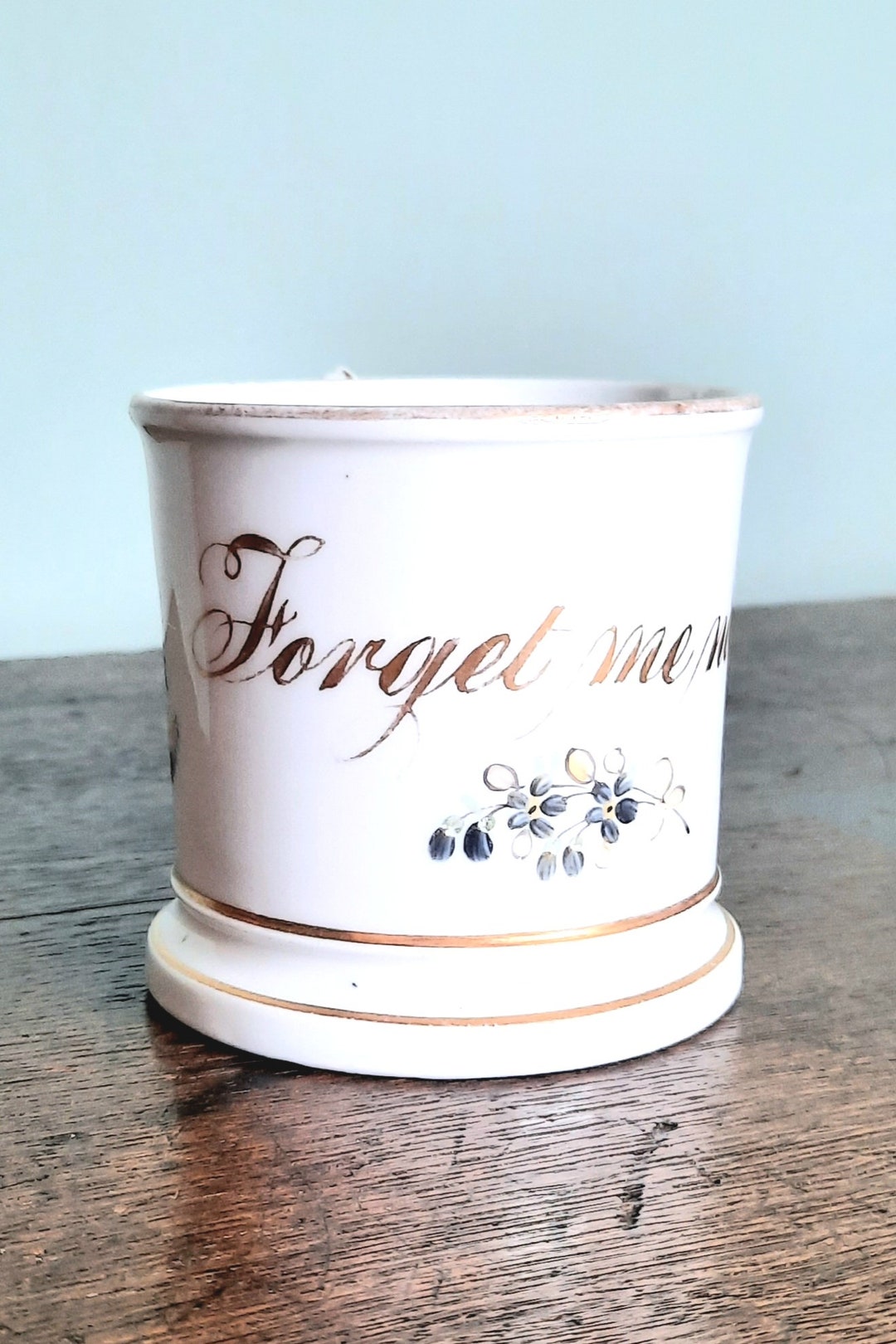 Antique Gift, Victorian Forget Me Not China Cup, Goodbye Present - Etsy