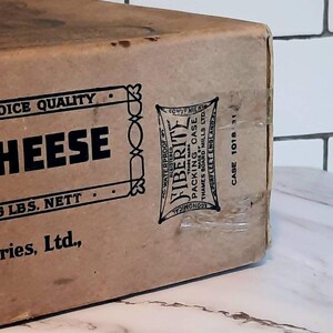 Vintage Shop Advertising, Old Grocery Box, 1900s Advertising Box for ...