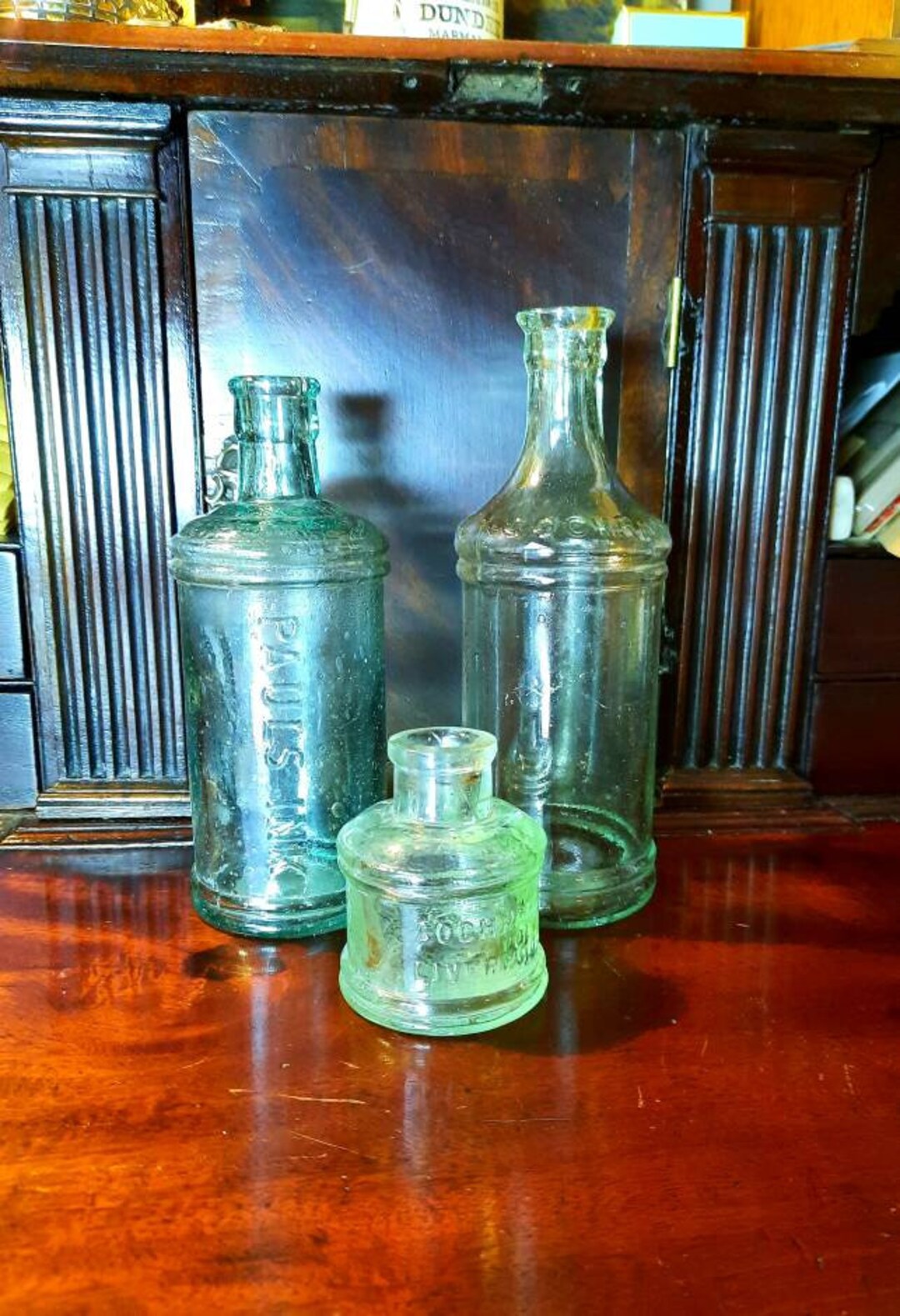 Victorian Glass Ink Bottle, Ink Bottle With Lettering, Liverpool ...