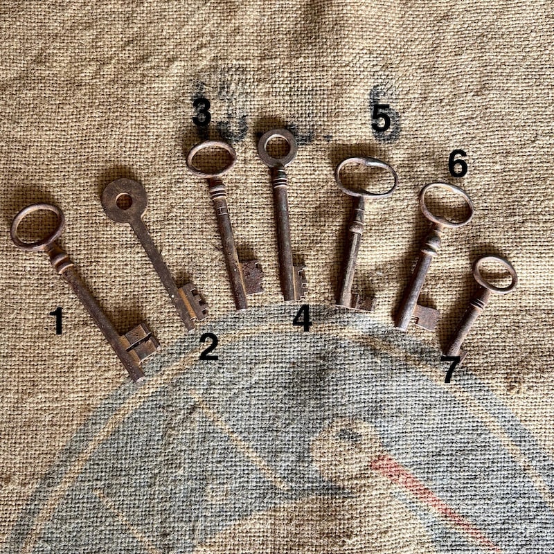 Antique Keys - Etsy UK