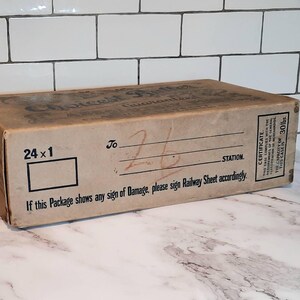 Vintage Shop Advertising, Old Grocery Box, 1900s Advertising Box for ...