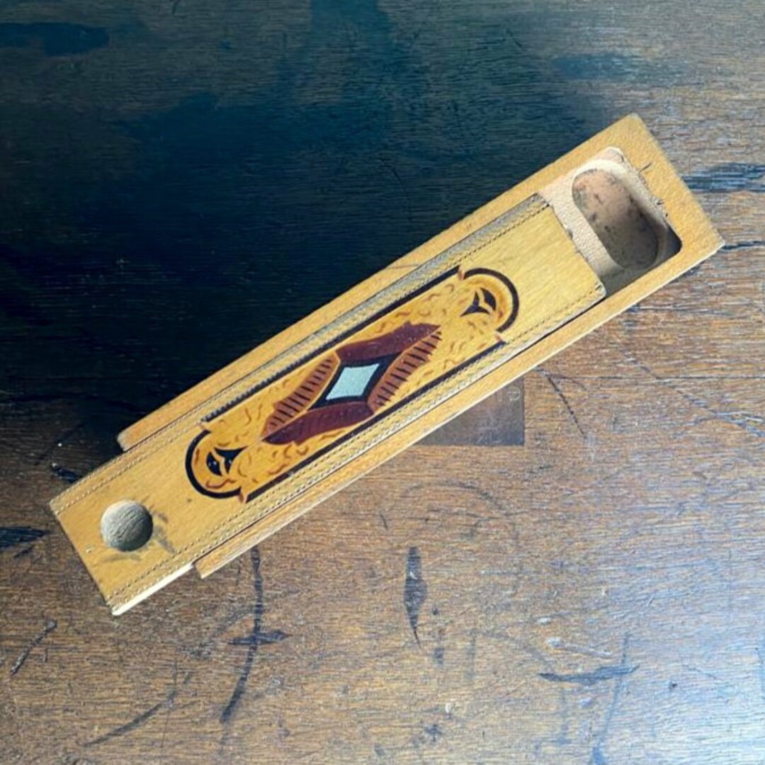 Vintage Pen and Pencil Box, 1970's Ink Pen Box, Vintage School Pencil ...