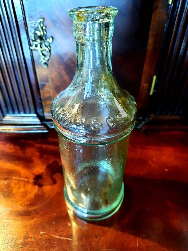 Victorian Ink Bottle, Ink Bottle With Advertising for Paul's Ink ...