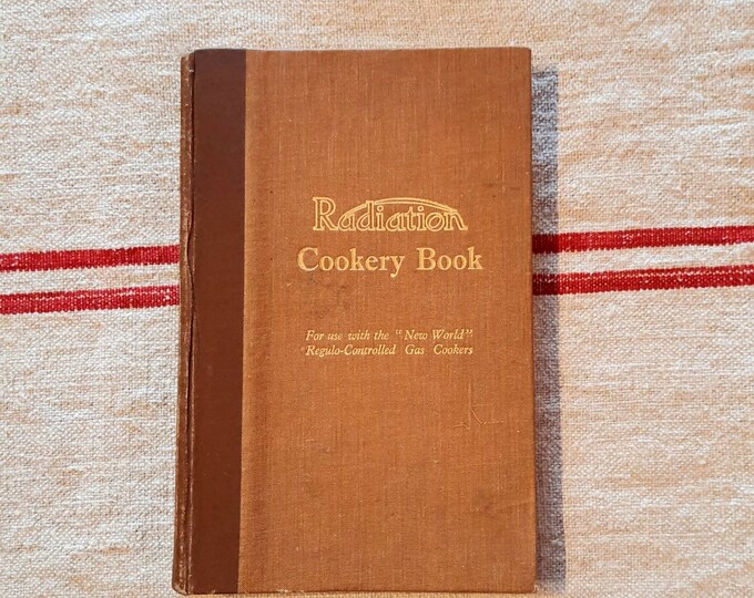 Vintage Cook Book, 1929 Radiation Cookery Book, Baking Gift, Pre War ...