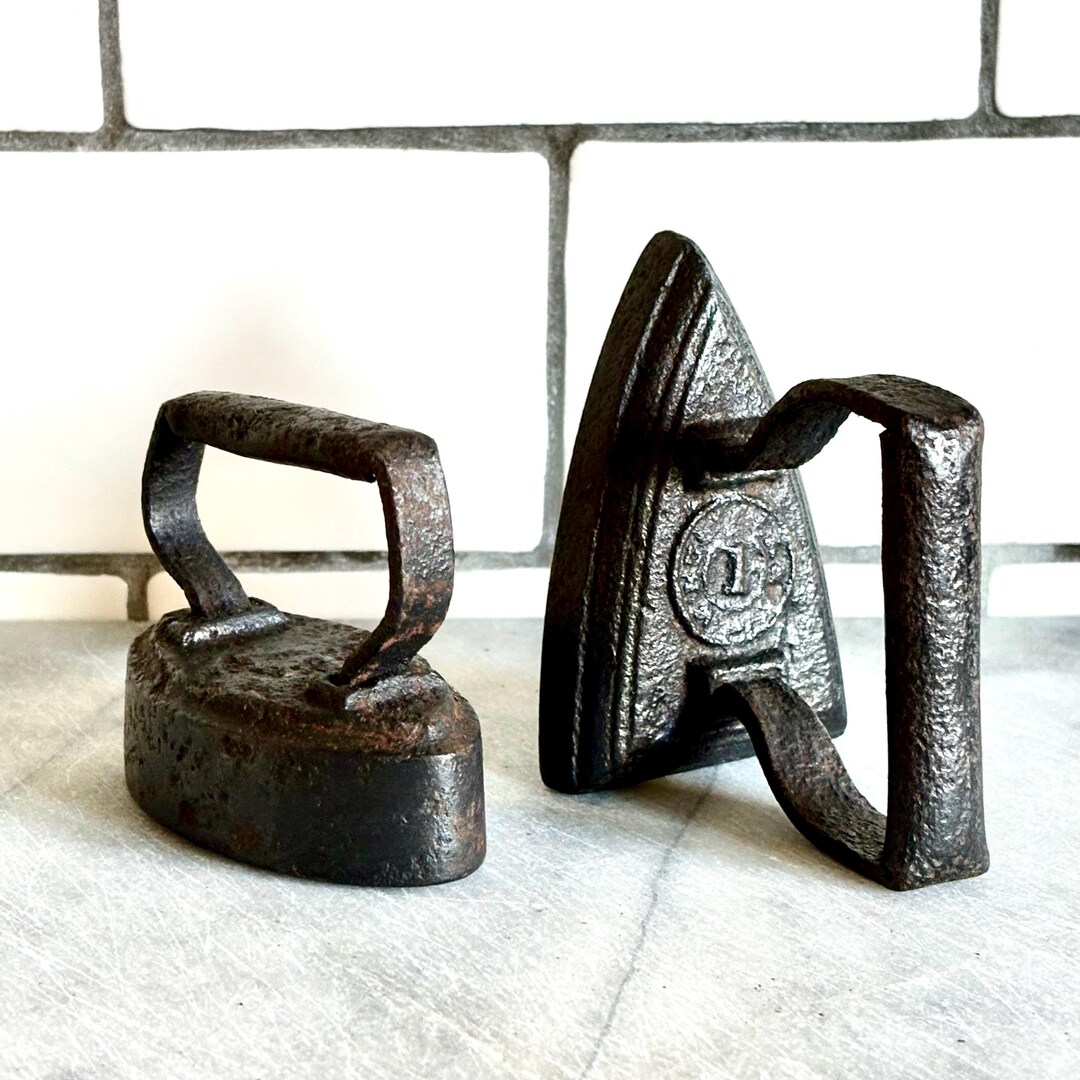 Victorian Flat Iron, 1800's Laundry Room Kitchenalia, Door Stop, Cast ...