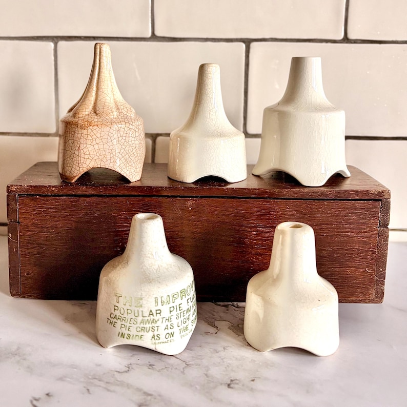 English White Ironstone Pie Funnel, Grimwades Ironstone, Vintage Baking ...