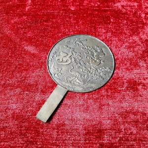 Antique Japanese Mirror Chinoiserie Design, Makkyo Mirror With Cranes ...