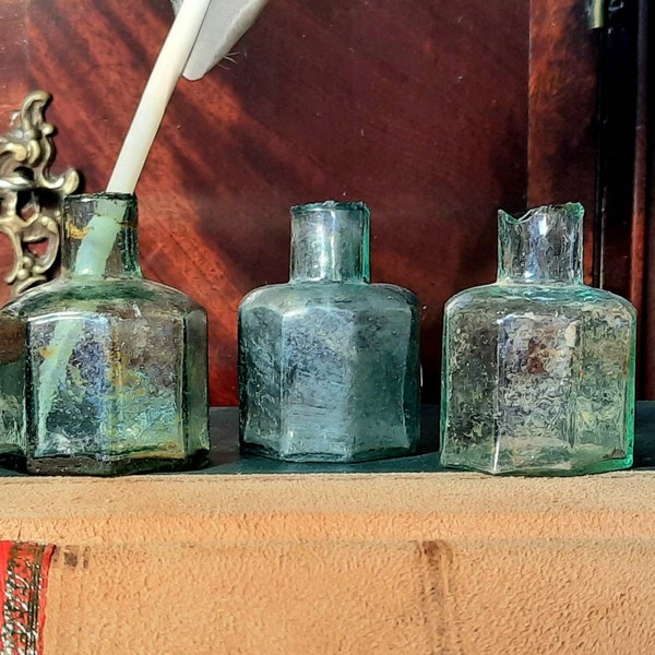 Antique Ink Bottles - Etsy