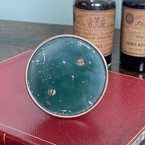 Art Deco Inkwell, Antique Desk Decor, Vintage Metal Inkpot - Etsy