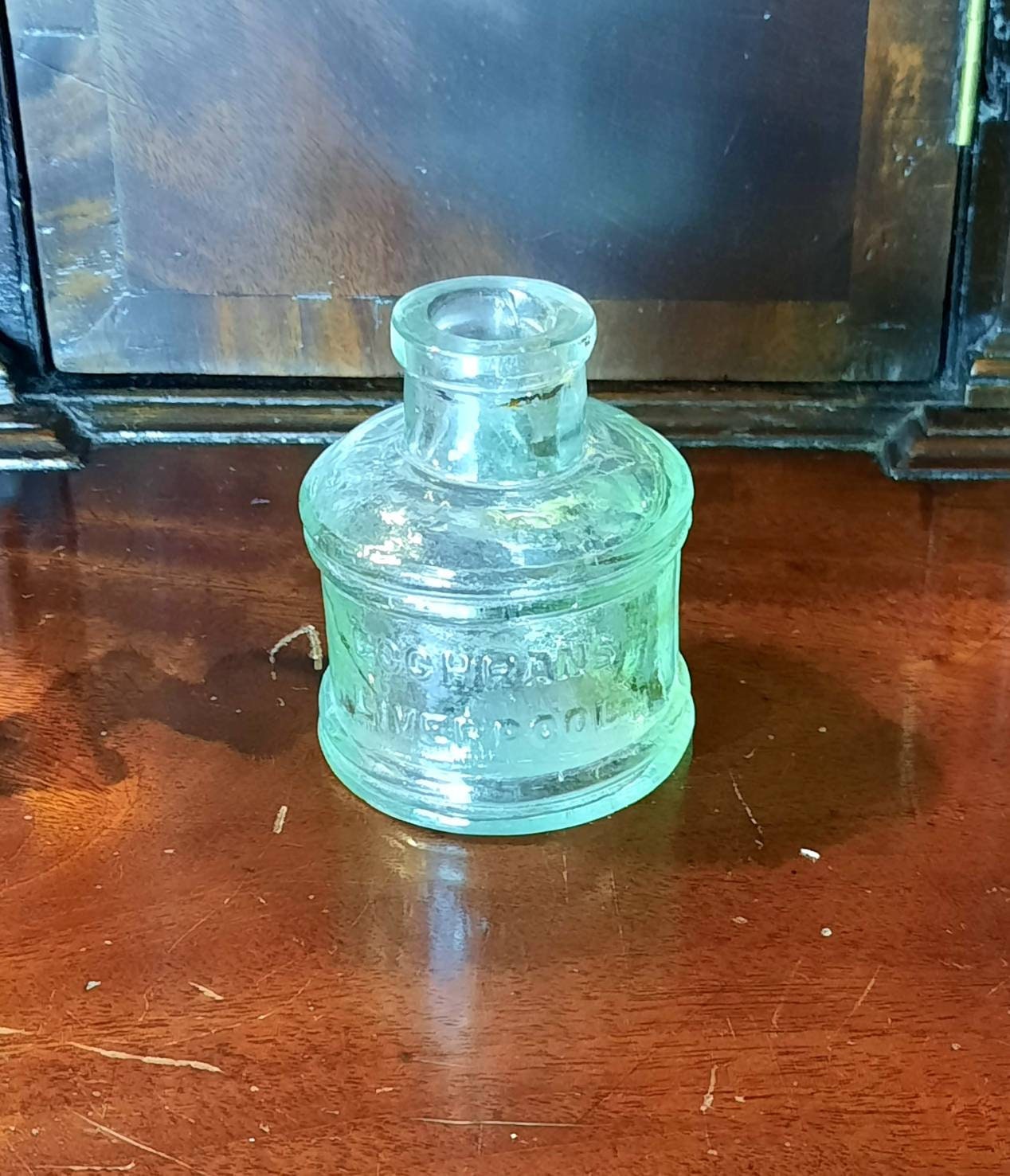 Victorian Ink Bottle, Ink Bottle With Advertising for Paul's Ink ...