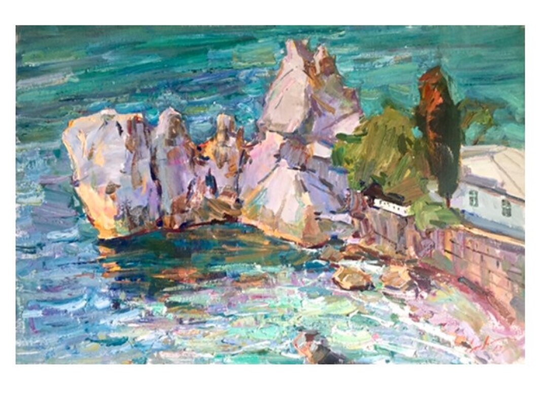 Ocean Painting Impressionist Painting Original Painting - Etsy