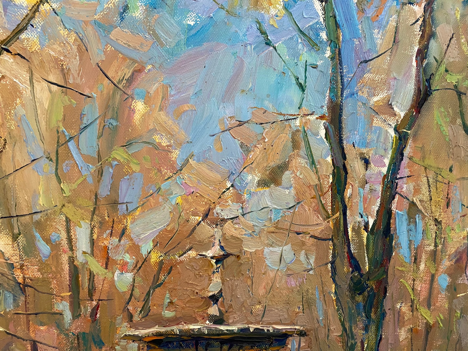 Impressionist Art, Cityscape, Kyiv City, Original Painting, Spring ...