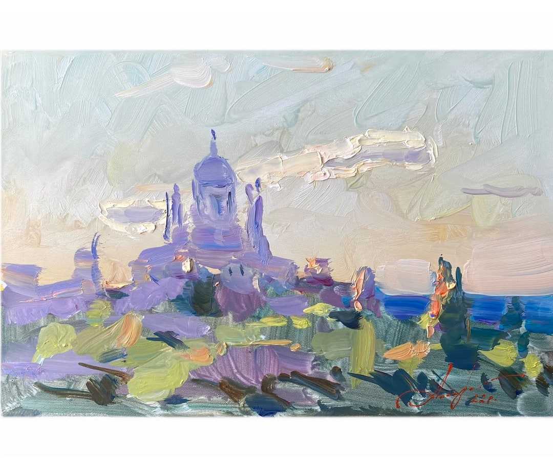 Impressionist Art, Original Painting, Ukrainian Painting, City ...
