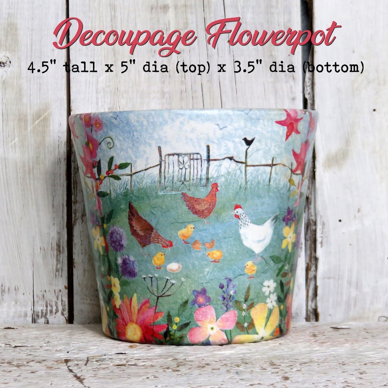 Chicken Planter Pot - Etsy