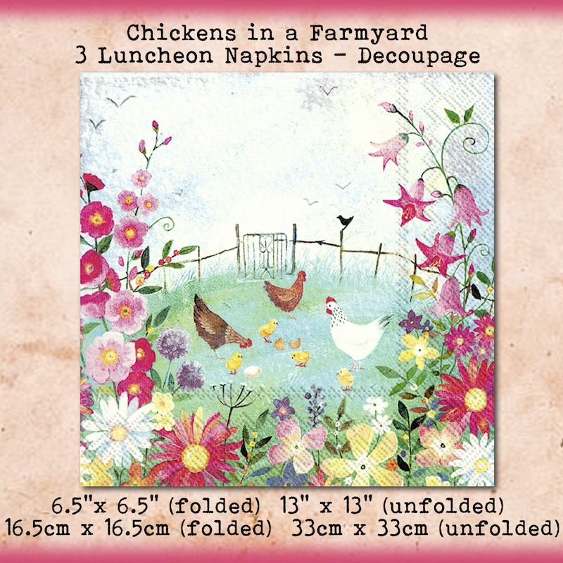 Chicken Collage - Etsy