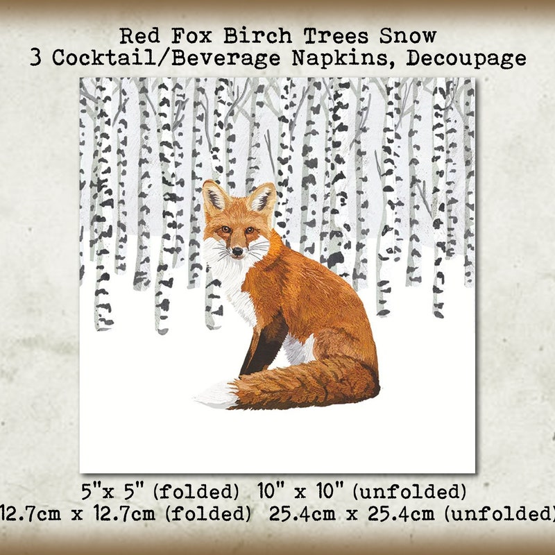 Cocktail Fox - Etsy