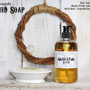 Handmade Handsoap Hand Soap LIQUID SOAP for Hand & Body - "alpine ...
