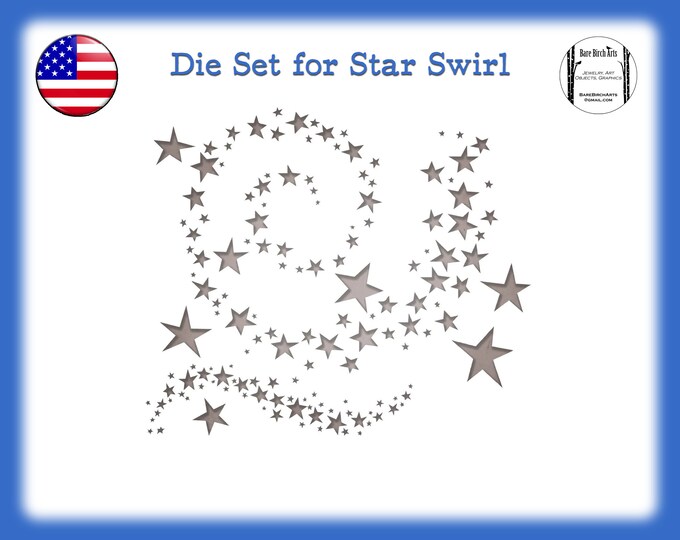 Star Swirl Die Dies Set Paper Flowers, Card Making, Felt, Embossing ...