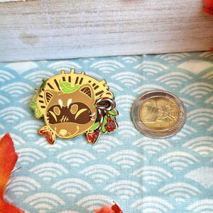 Tanuki Hard Enamel Pin - Etsy