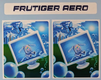 Frutiger Aero Aesthetic Sticker Pack Glossy Vinyl Decals - Etsy
