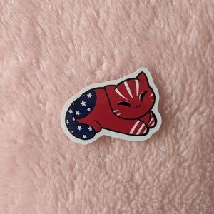 Cats as Country Flags of the World Stickers - United States - United ...