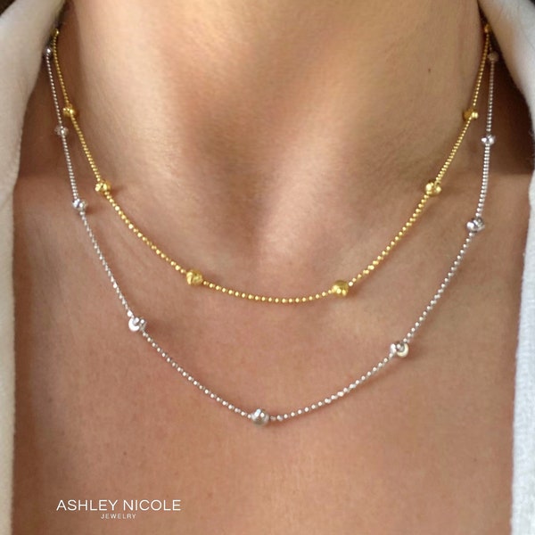 Station Necklace - Etsy