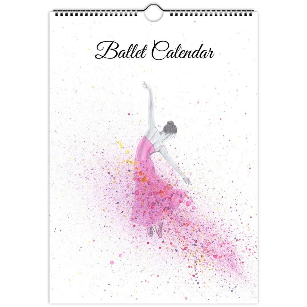 Ballet Art Wall Calendars 2025 | Original Art Calendar | Ballet Gift - Etsy