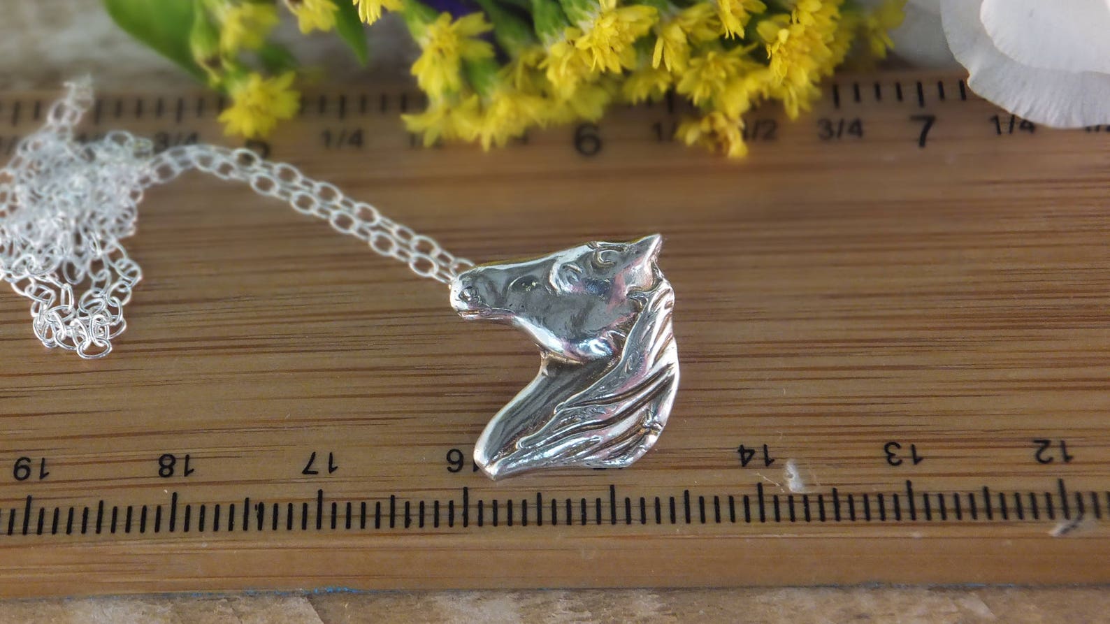 Horse Head Necklace Animal Jewelry Equestrian Necklace - Etsy