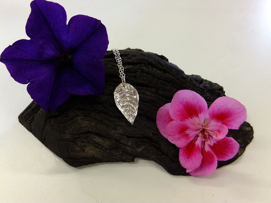 Leaf Necklace, Nature Jewellery Leaf Necklace Botanical Jewellery, Gift ...