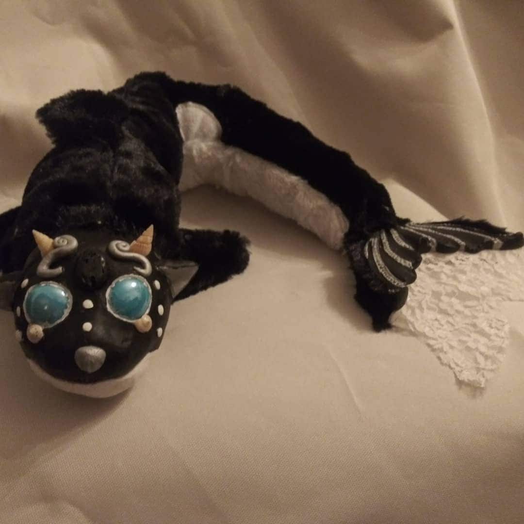 Selkie Art Doll, Poseable Fantasy Seal, Polymer Clay - Etsy