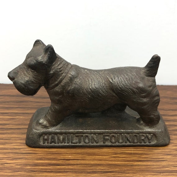 Hamilton Foundry Quality Castings Cast Iron Scottish Terrier | Etsy