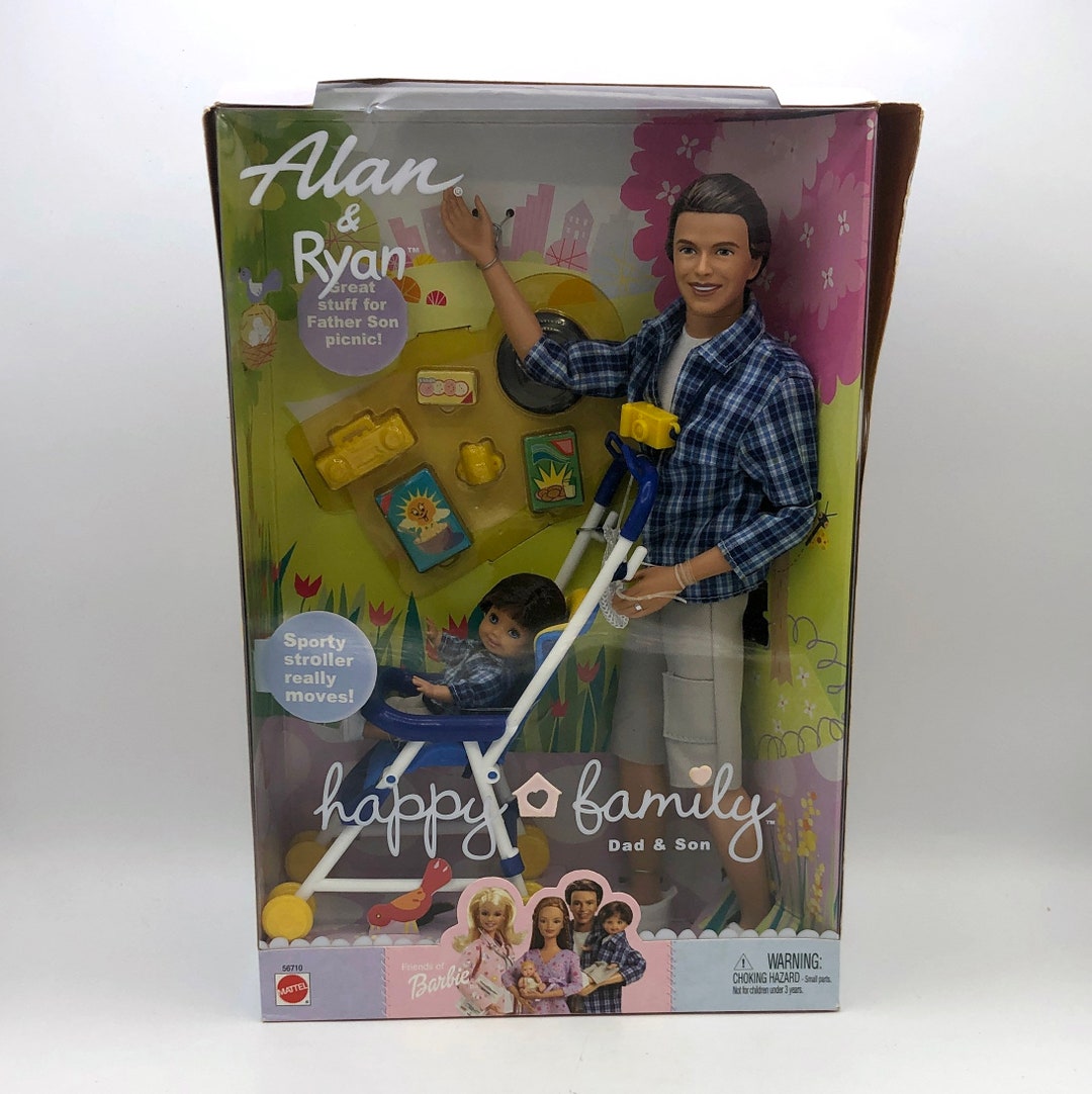 Mattel Happy Family Alan & Ryan Dad and Sonmidge - Etsy