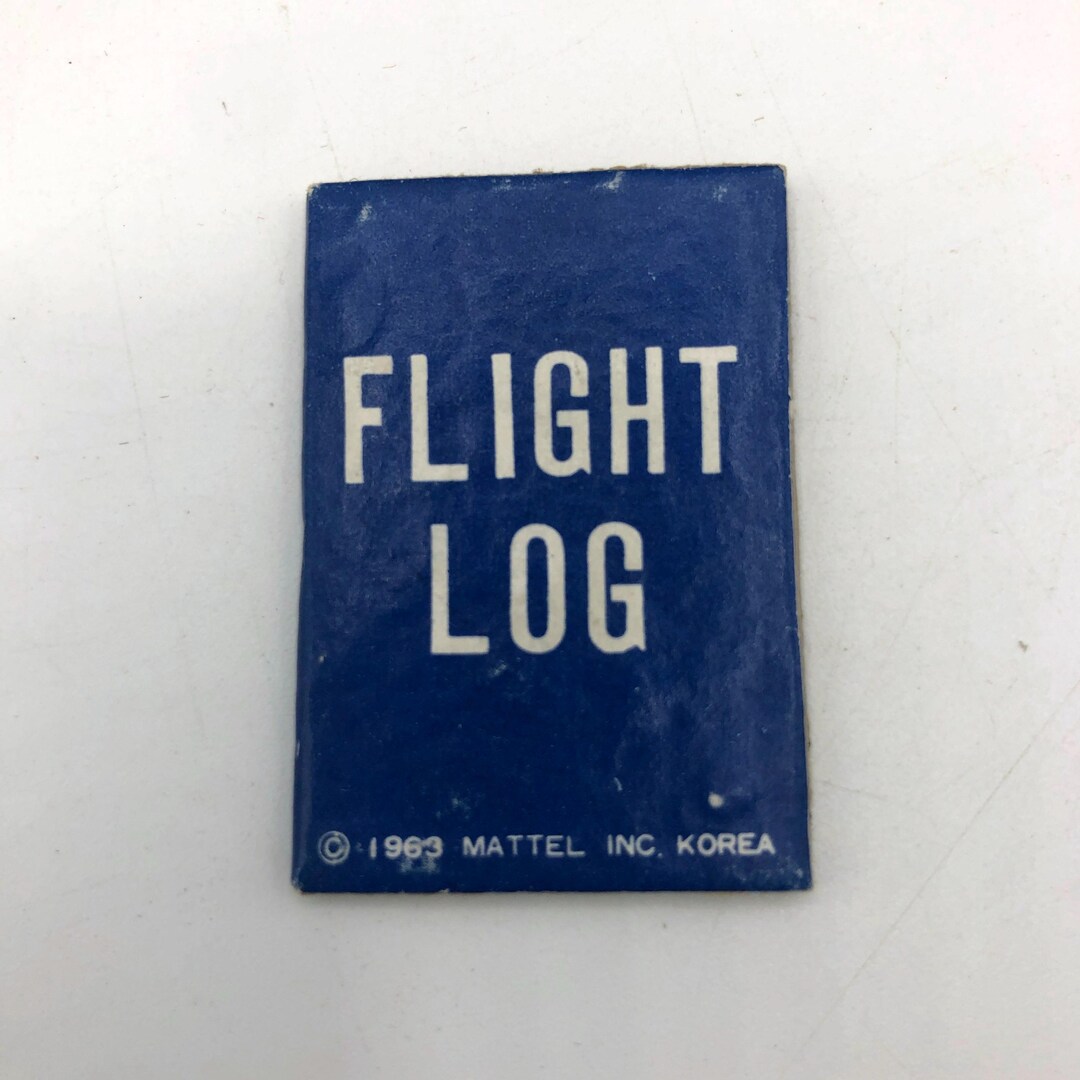 Vintage Mattel Ken Doll Flight Log 1963american Airlines Pilot Set 779 ...