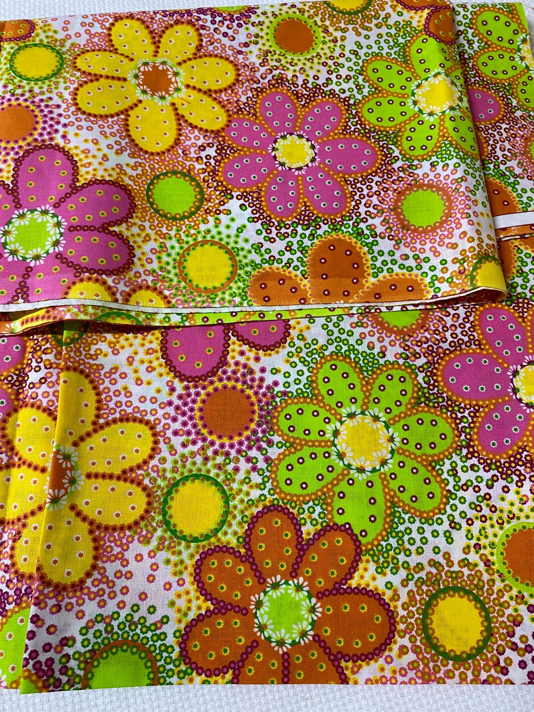 Retro Flower Print by Mbt - Etsy