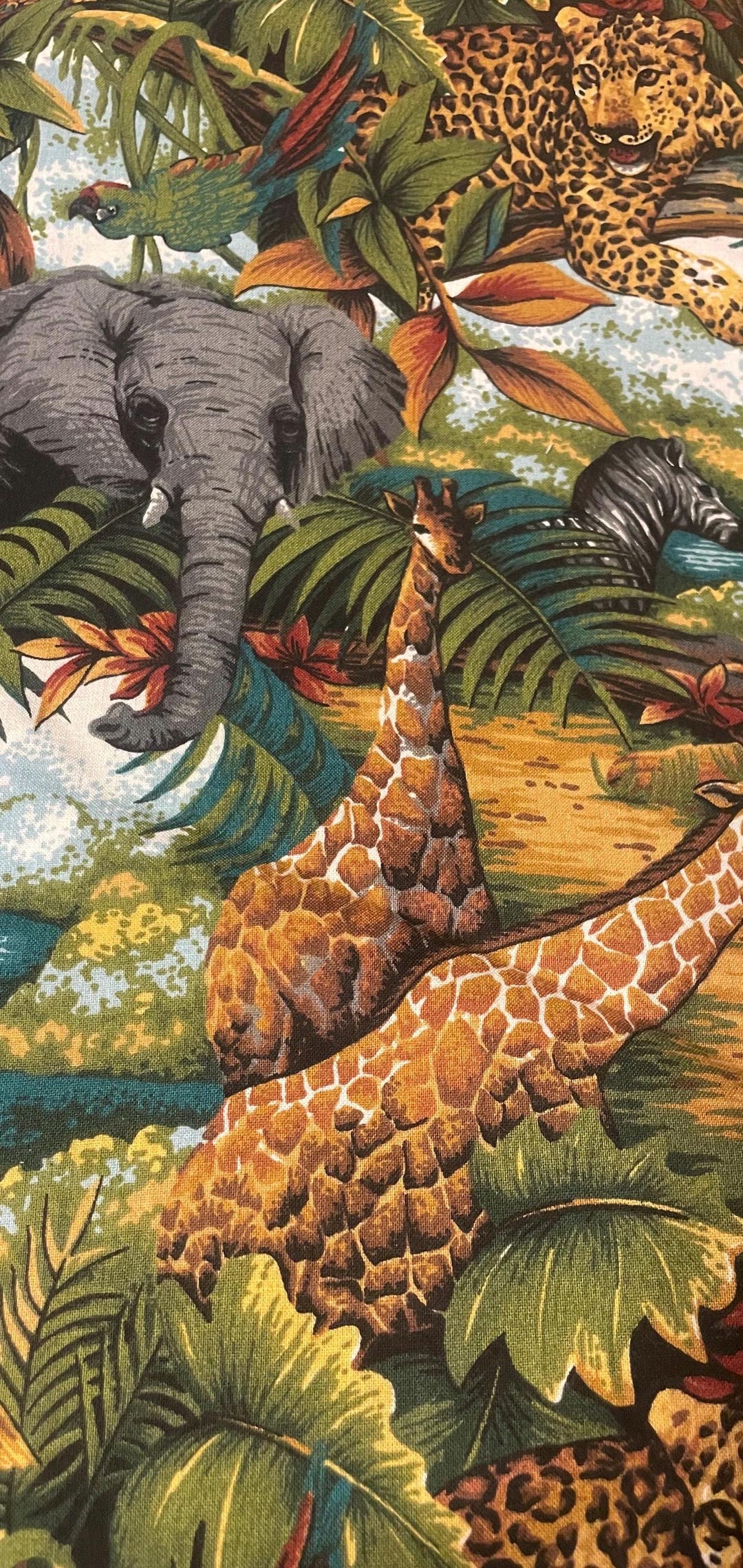 Vintage Jungle Animal Print - Etsy