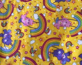 Care Bears Cotton Flannel Panel Fabric Great to Make Rag Quilts - Etsy